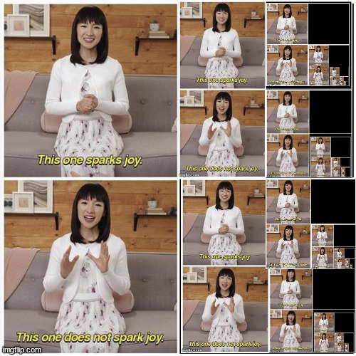 Marie Kondo Spark Joy - Imgflip