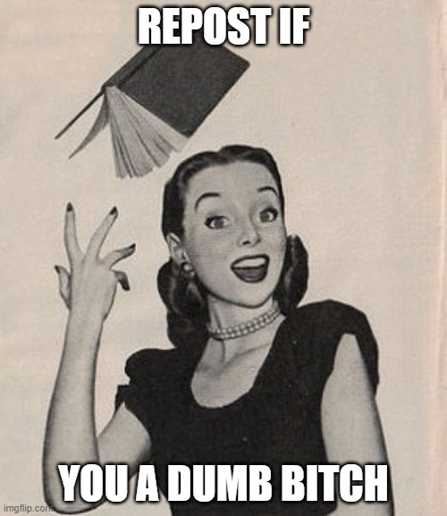 i'm a blonde i can't not be a dumb bitch - Imgflip