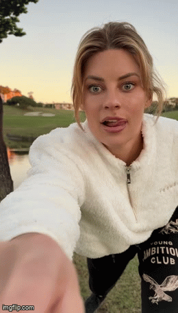 Don't try this at home. Or on the golf course. - Imgflip