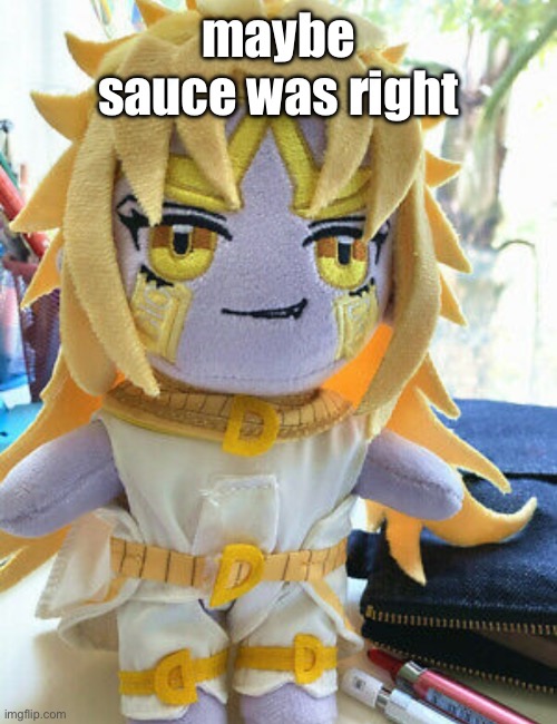 Dio over heaven plushie - Imgflip