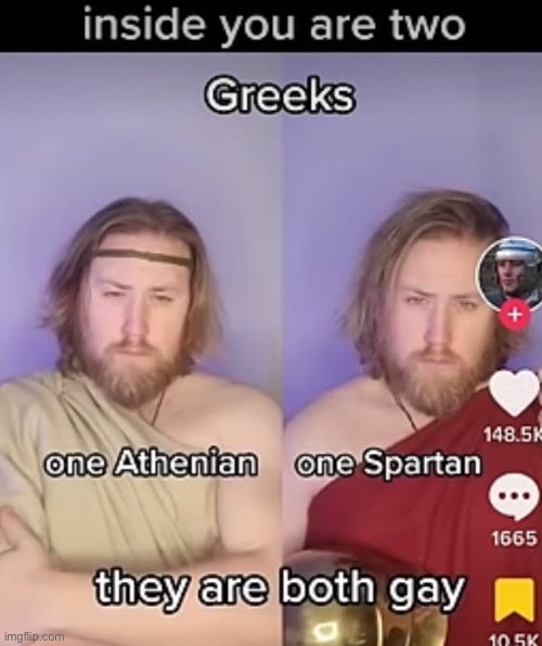 honestly i wouldn’t mind living in ancient athens frfr - Imgflip