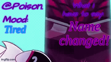 Poison's announcement template - Imgflip
