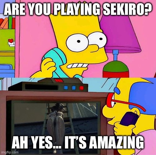 Milhouse watching Telettubies - Imgflip