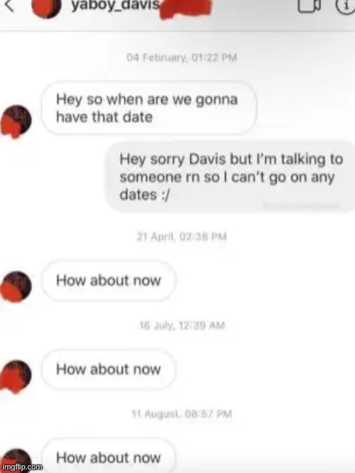 How about now - Imgflip