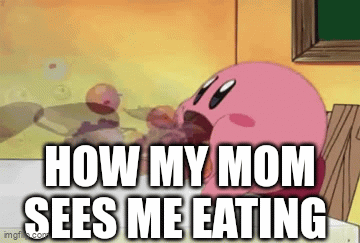 Kirby eating - Imgflip