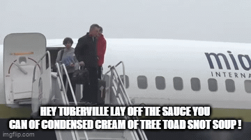 Tommy Tuberville Falling Down Plane Stairs - Imgflip
