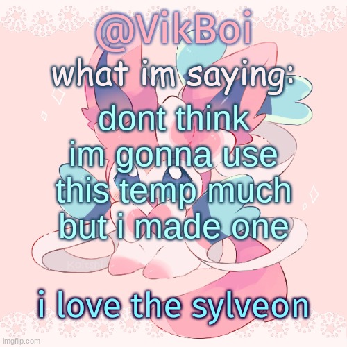 Vik's Sylveon Temp - Imgflip