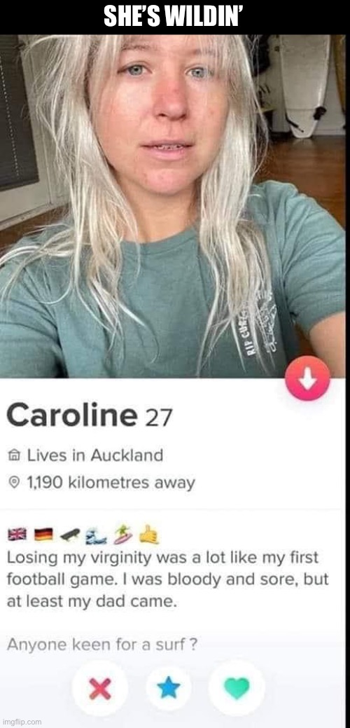 Tinder Profile - Imgflip