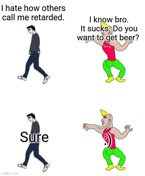 Image tagged in virgin vs chad - Imgflip