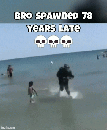 bro spawned in 78 years late??? - Imgflip