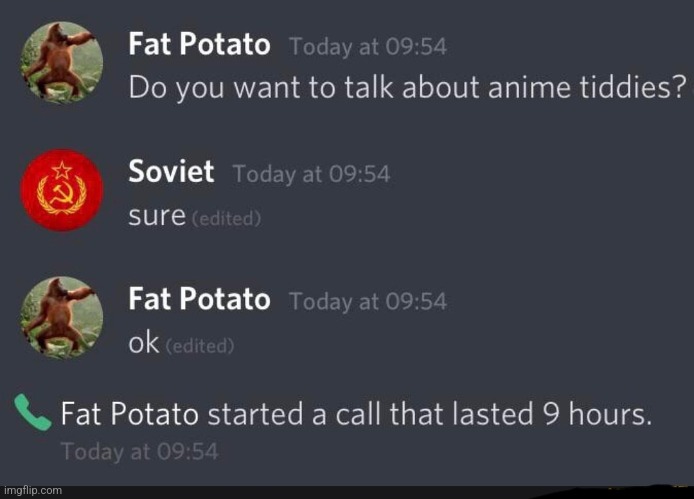 Do you want to talk about anime tiddies - Imgflip