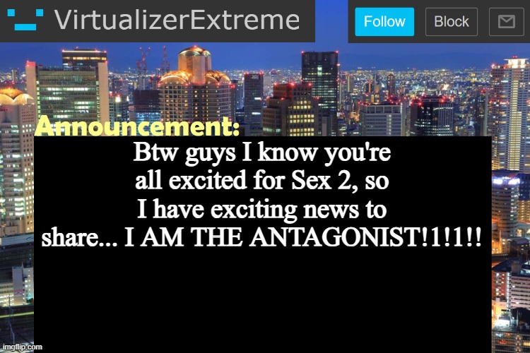 Virtualizer Updated Announcement - Imgflip