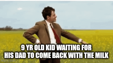 He's never coming back - Imgflip