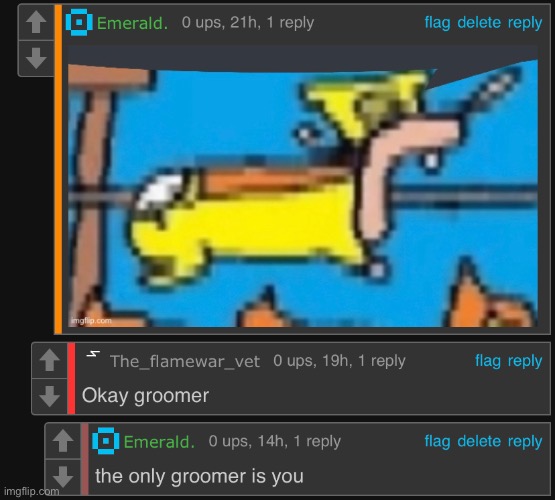 bro accused me of being groomer LMAOO - Imgflip