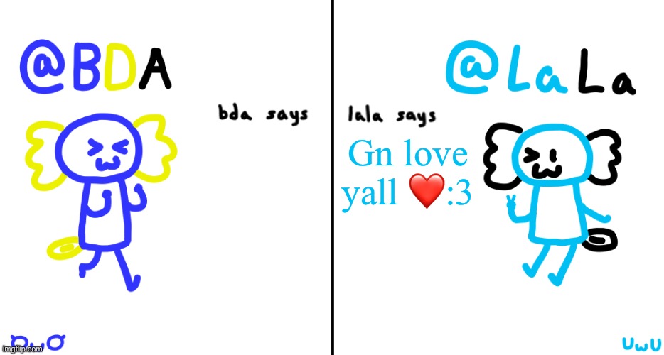 bda and lala announcment temp - Imgflip