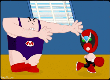 Strong Mad Chasing Strong Bad - Imgflip