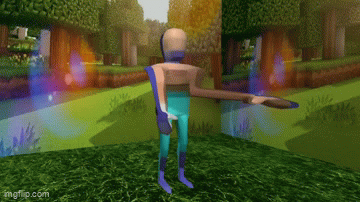 Minecraft animation I made, what should I animate him doing next? - Imgflip