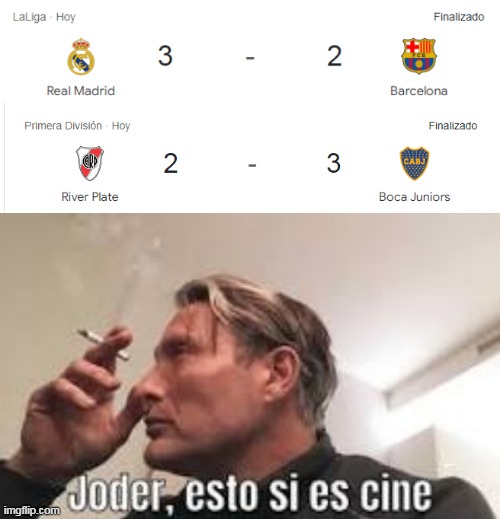 boca river madrid barcelona - Imgflip