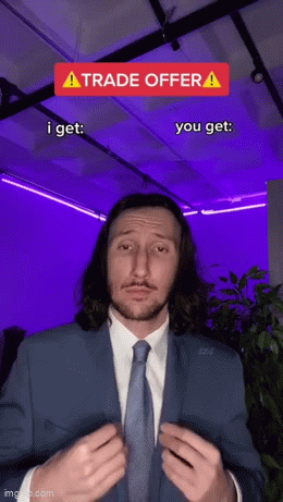 Trade offer meme Animated gif - Imgflip