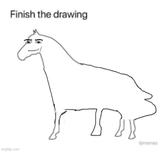 Finish the drawing - Imgflip