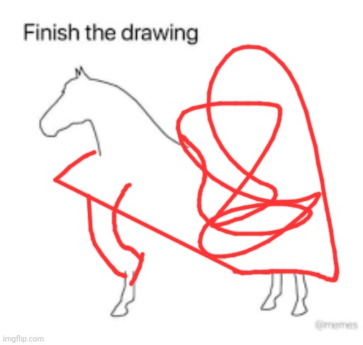Finish the drawing - Imgflip