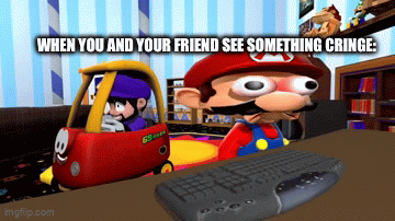 Cringe reactions be like: - Imgflip