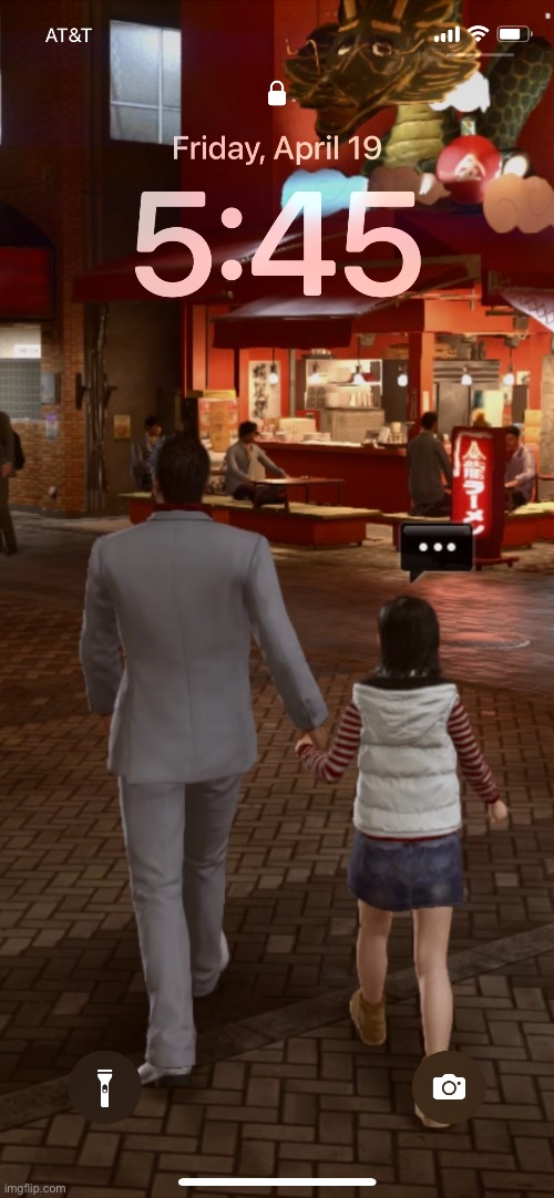 Kiryu and Haruka holding hands makes a great wallpaper - Imgflip