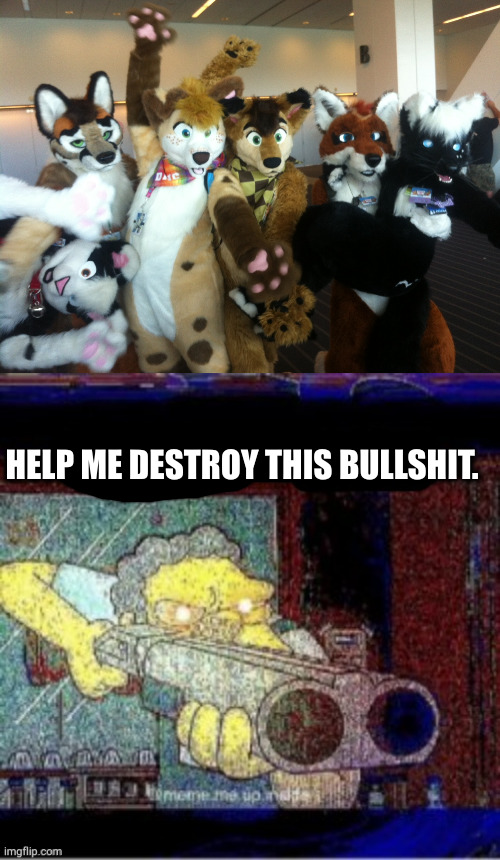 Image tagged in furries,i spot a x - Imgflip