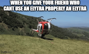 i still cant use an elytra properly pls help - Imgflip