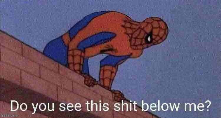 Do you see this shit below me? - Imgflip