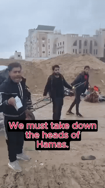 Actual footage of Gazans telling the IDF to stay in Gaza. (its sad when ...