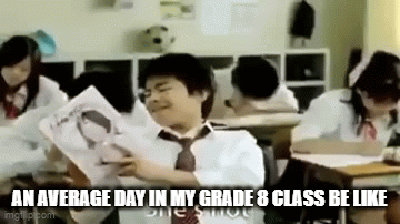 average day in class - Imgflip