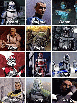 I can name most or all of the clone troopers - Imgflip