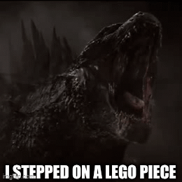 Me stepping on a Lego piece - Imgflip