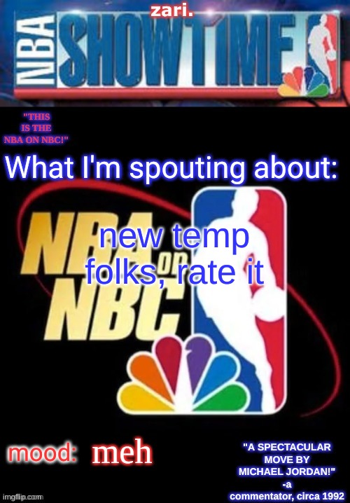 zari.’s NBA on NBC temp - Imgflip
