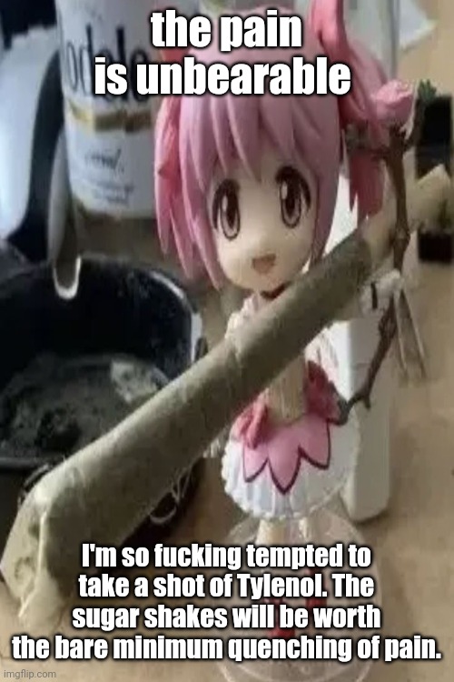 madoka with a fat blunt - Imgflip