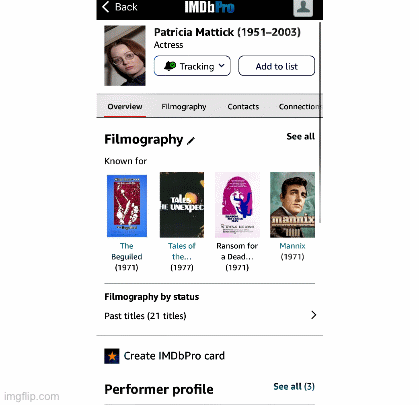 IMDB numbers up this week - Imgflip