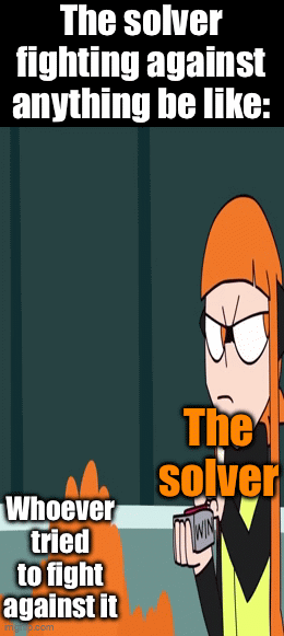 The solver can literally destroy planets - Imgflip