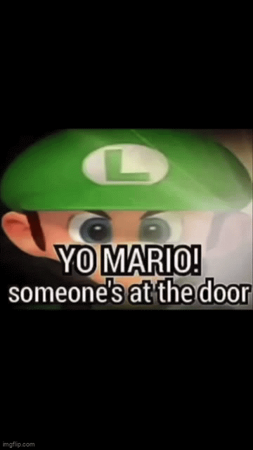 someones at the dooor - Imgflip