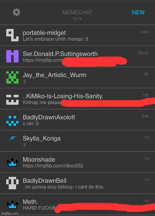 It’s not Erps but it’s weird ass comments I made and for Donald I’m reporting a user for porn ...