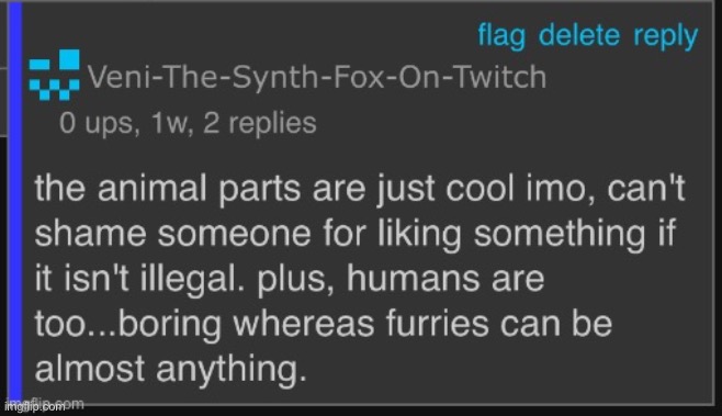 Remembering when this guy tried to explain why animals were sexier than humans - Imgflip