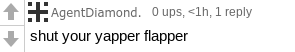 AgentDiamond. shut your yapper flapper Blank Template - Imgflip