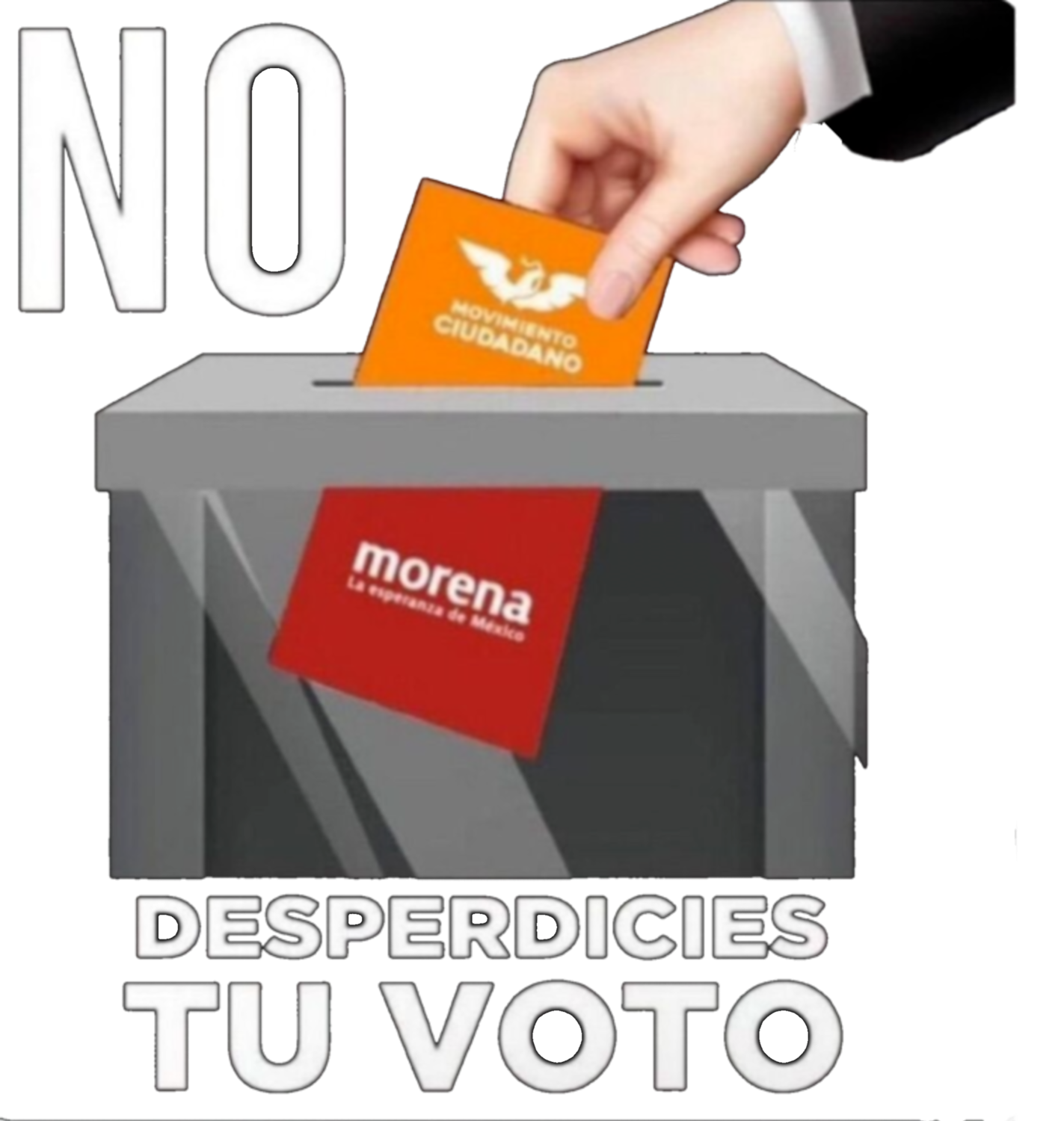 No desperdicies tu voto Blank Template - Imgflip