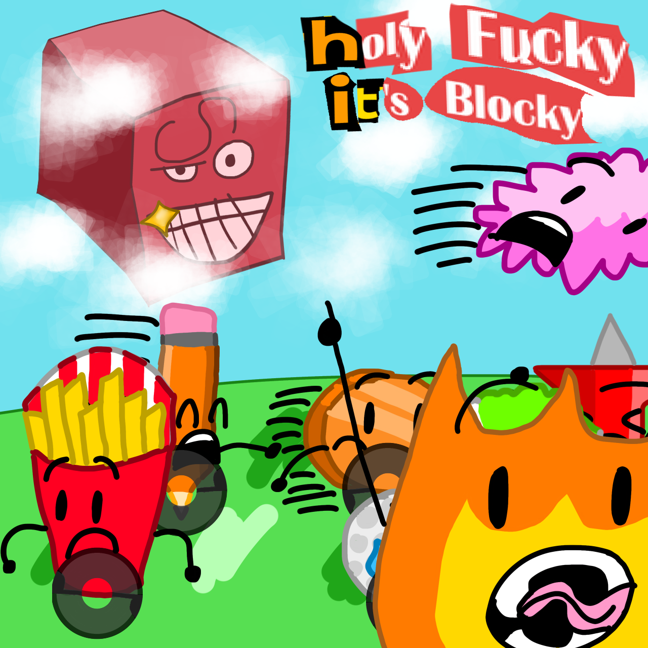 Holy Fucky Its Blocky Blank Template Imgflip