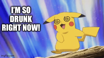 Drunk Pikachu - Imgflip