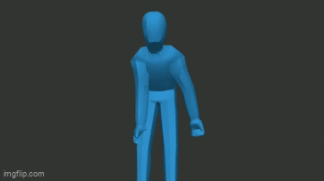 I animated blue man yawning (not an expert) - Imgflip