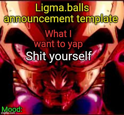 Image tagged in ligma balls announcement template - Imgflip