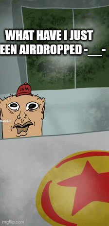 Your average airdrop - Imgflip