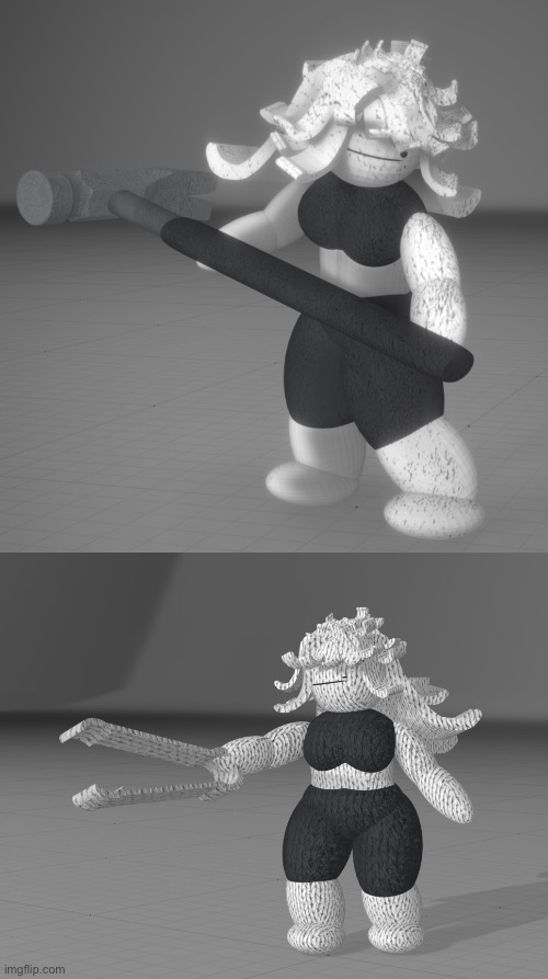 Old and new plush render - Imgflip