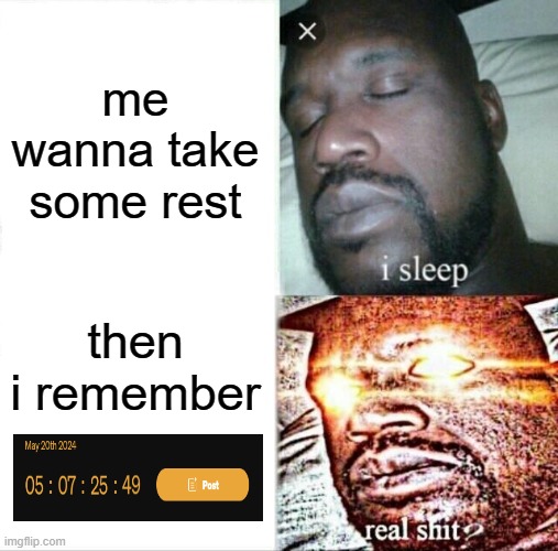 Sleeping Shaq Meme - Imgflip